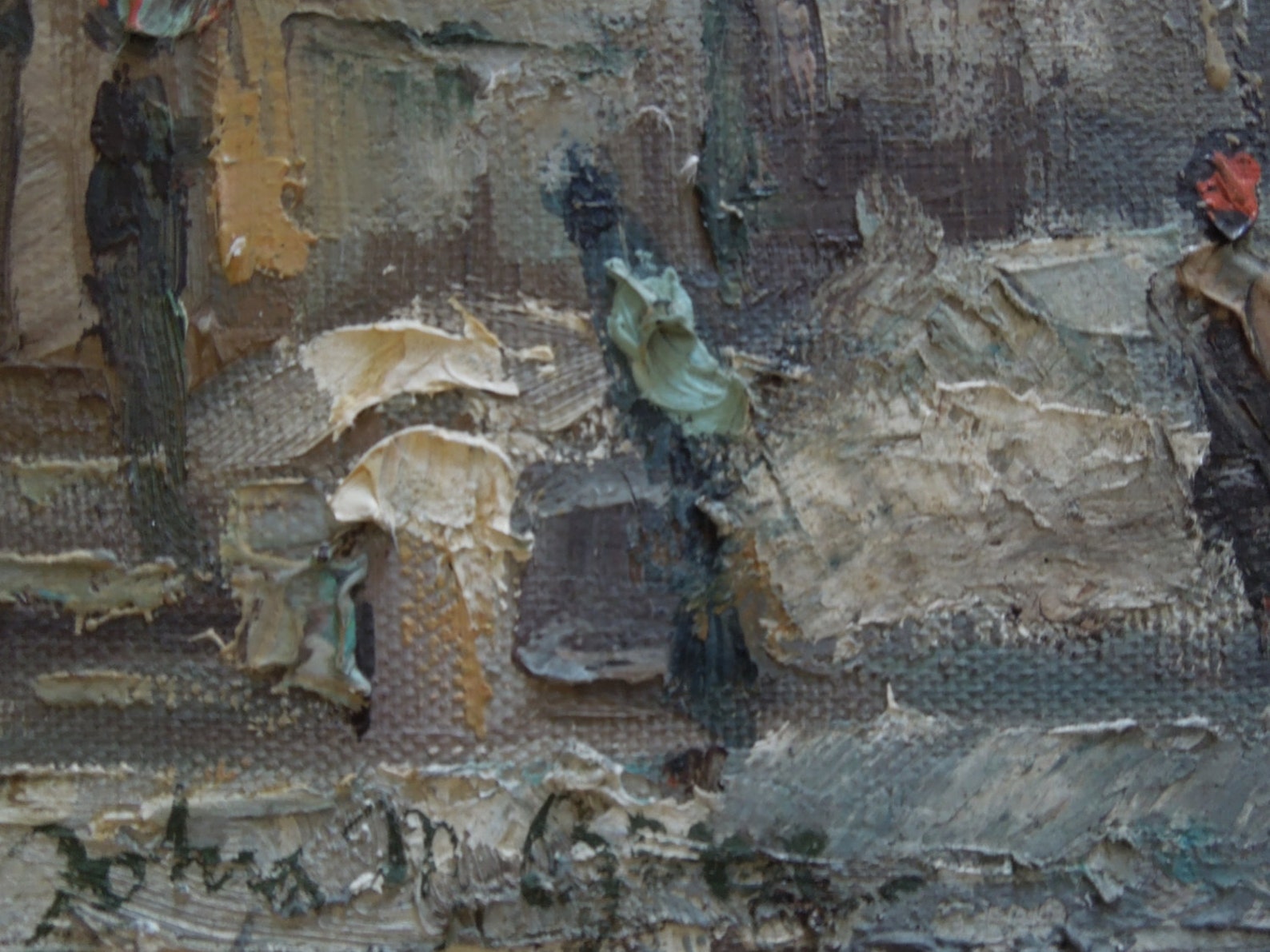 Vintage Original Painting Signed by the Artist 20 X - Etsy