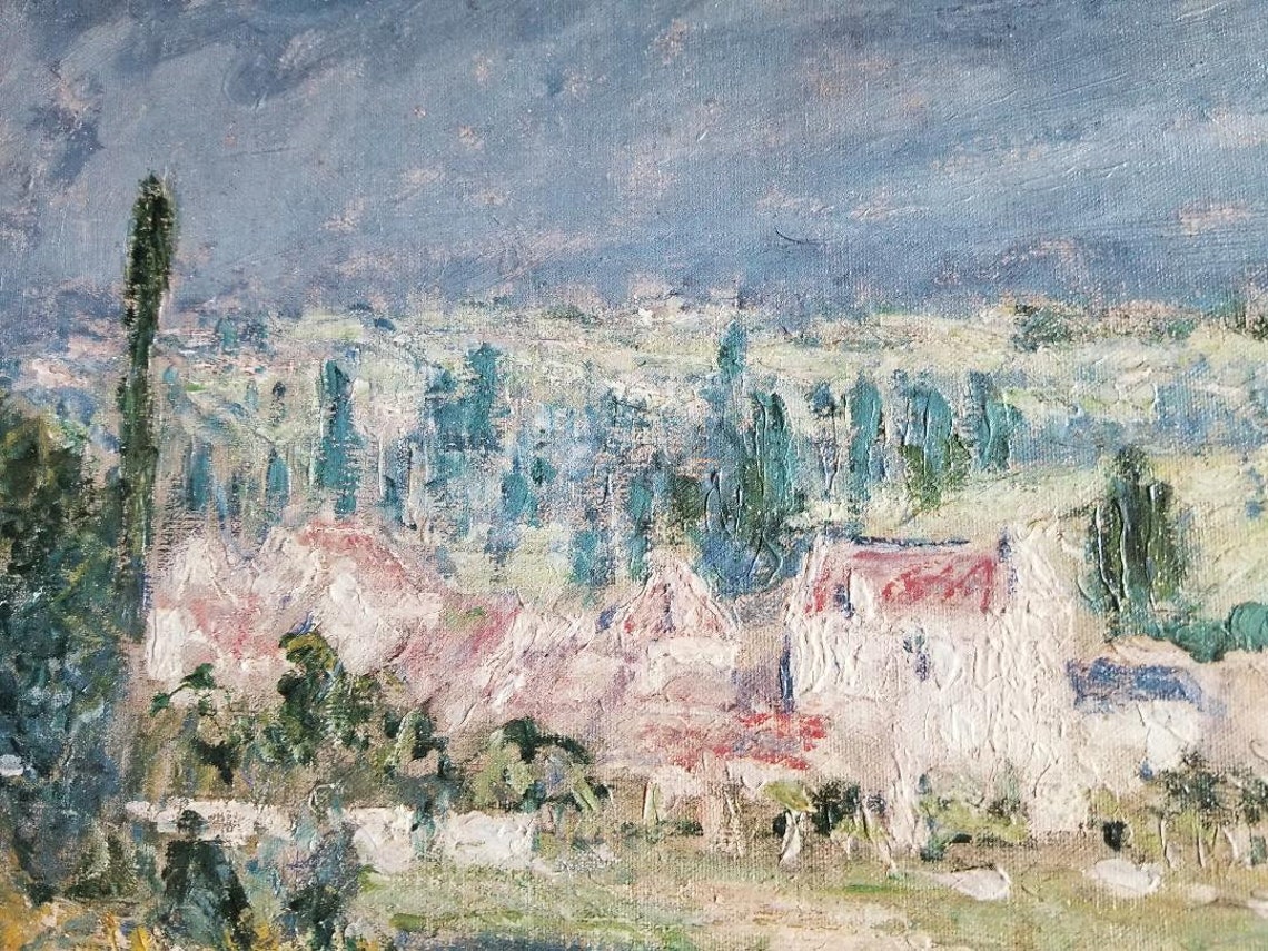 Rich Rare Artagraph Edition, Claud Monet - "thunderstorm" 40"w X 32"l ...