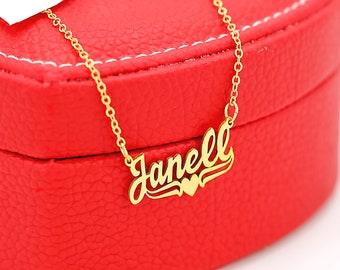 Custom Script Necklace - Etsy