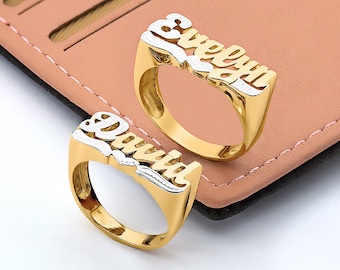 Custom Name Ring | Etsy