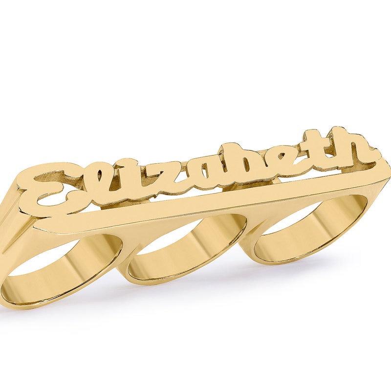 Three Finger Ring - Etsy