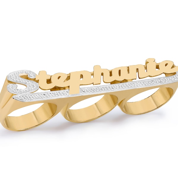 Three Finger Ring - Etsy