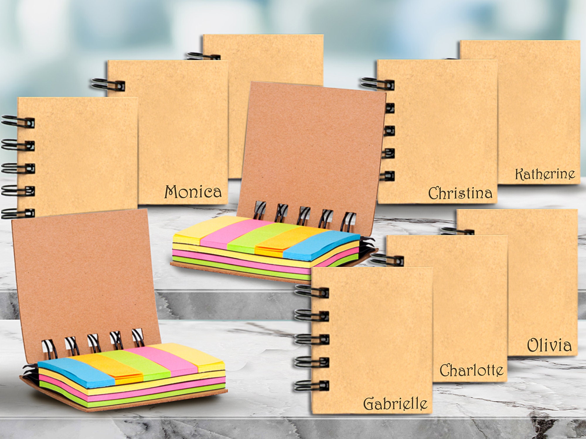 Spiral Sticky Note - Etsy