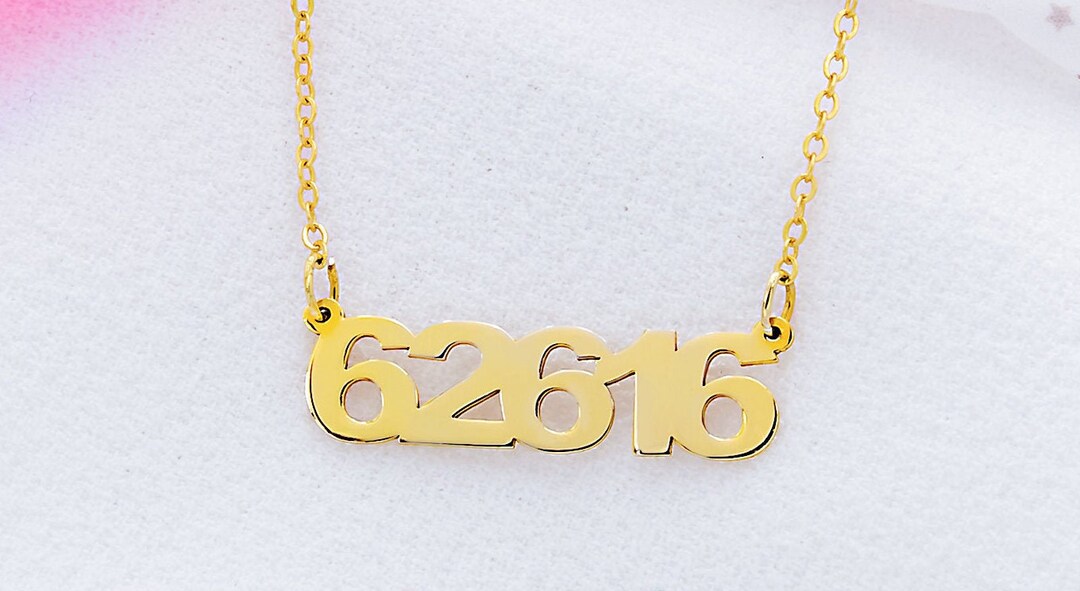 Zip Code Necklace | Free Shipping | Personalized Necklace | Necklace ...