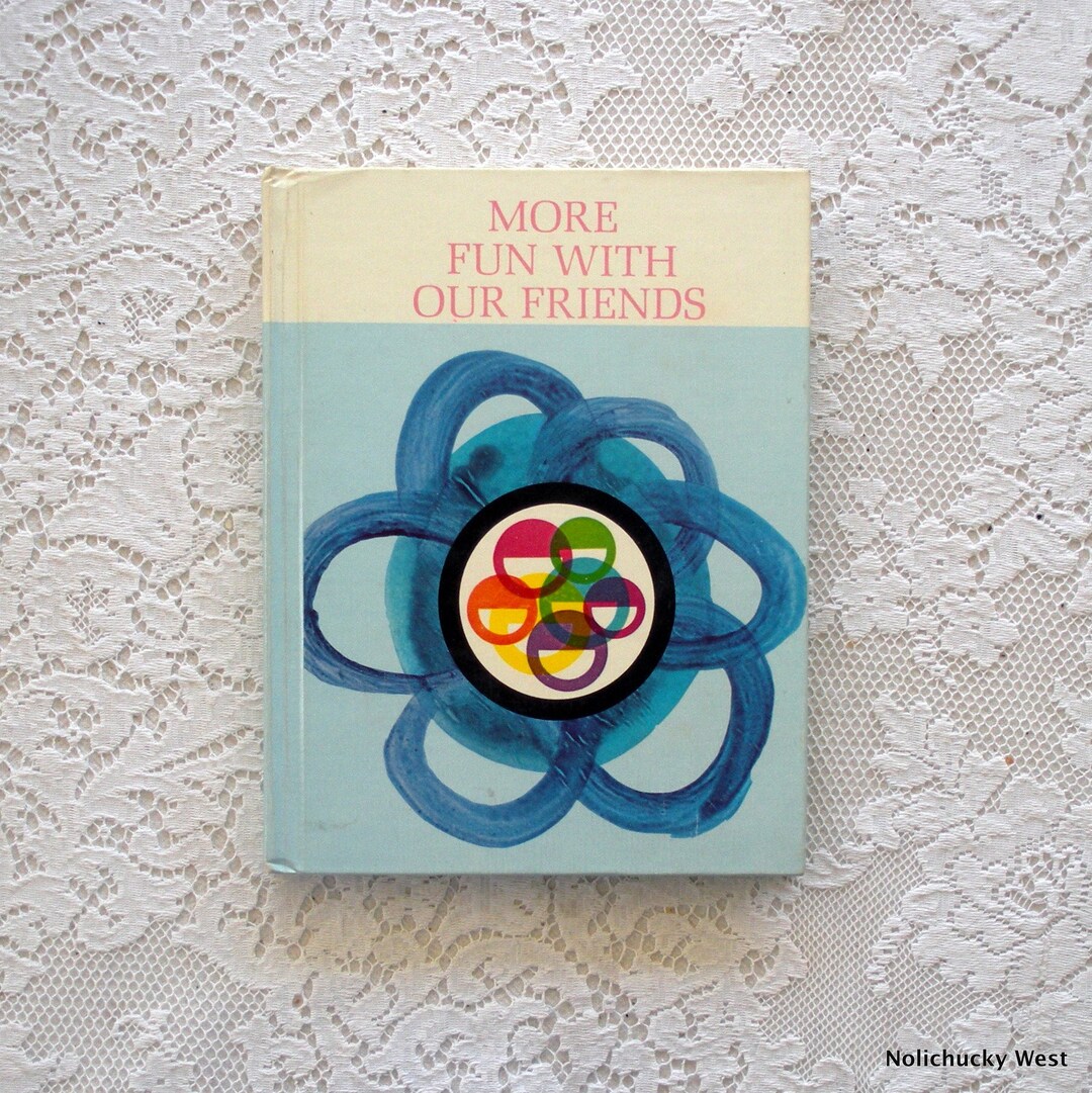Vintage Children's Text Book- More Fun With Our Friends - Etsy