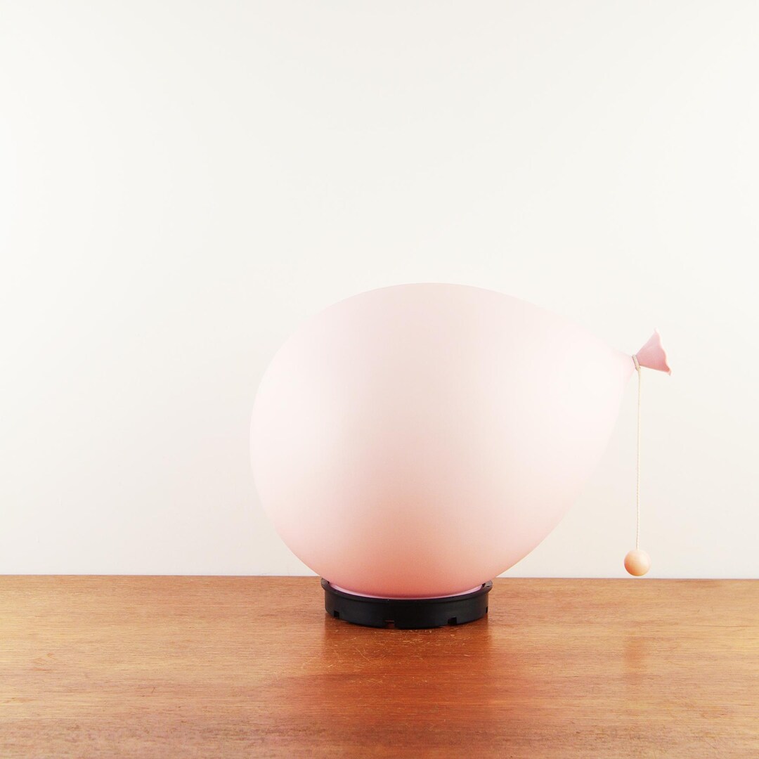Vintage Bilumen Balloon Lamp Designed by Yves Christin - Pink - Medium ...