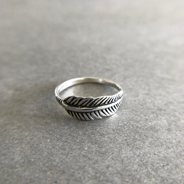 Feather Ring - Etsy