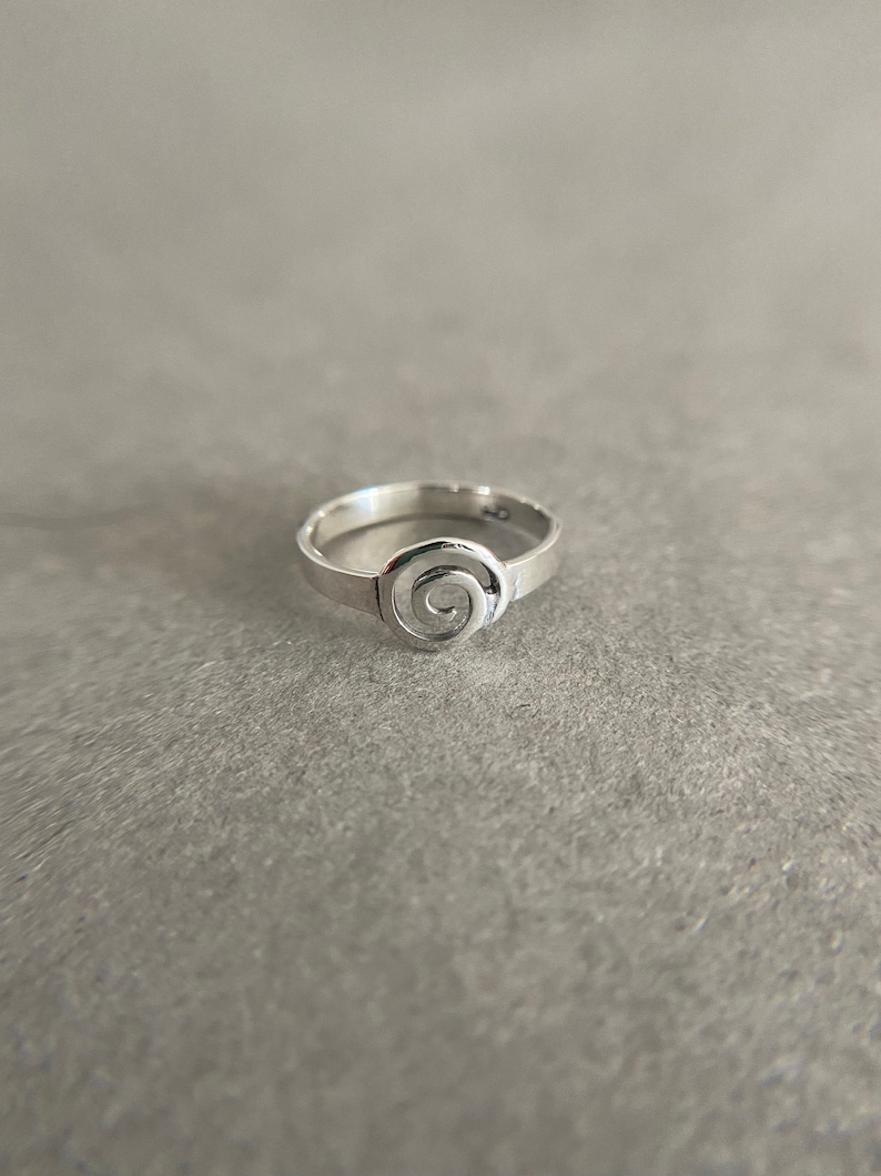 Silver Swirl Ring Sterling Silver - Etsy