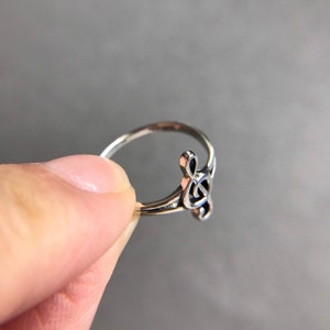Silver Tiny G-clef Music Note Ring Sterling Silver R1018 - Etsy Canada