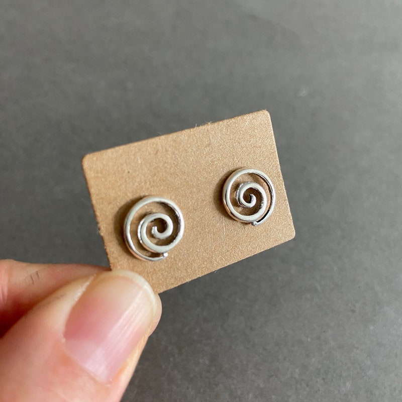 Swirl Earrings - Etsy