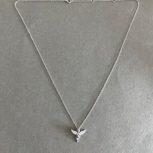 Silver Angel Necklace Sterling Silver - Etsy