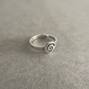 Silver Swirl Ring - Sterling Silver - Etsy