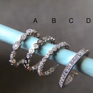 Stack-able Rings Type B - Silver, Gold, Rose Gold - Etsy