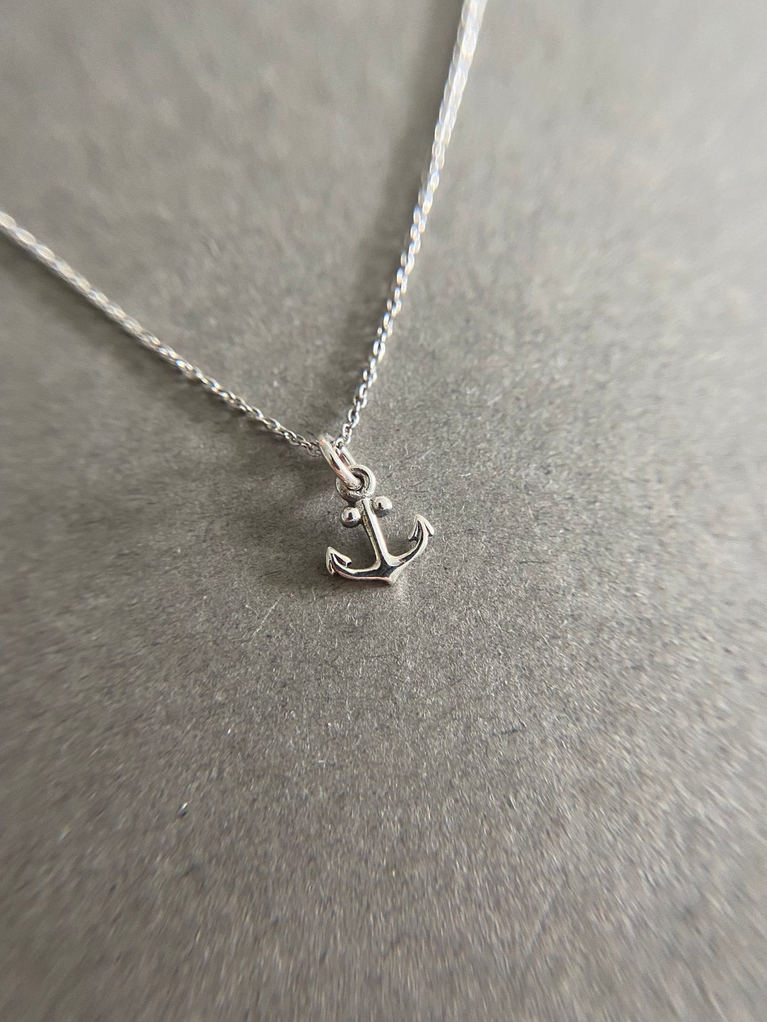 Silber Mini Anker Kette Sterling Silber NS1022 - Etsy.de