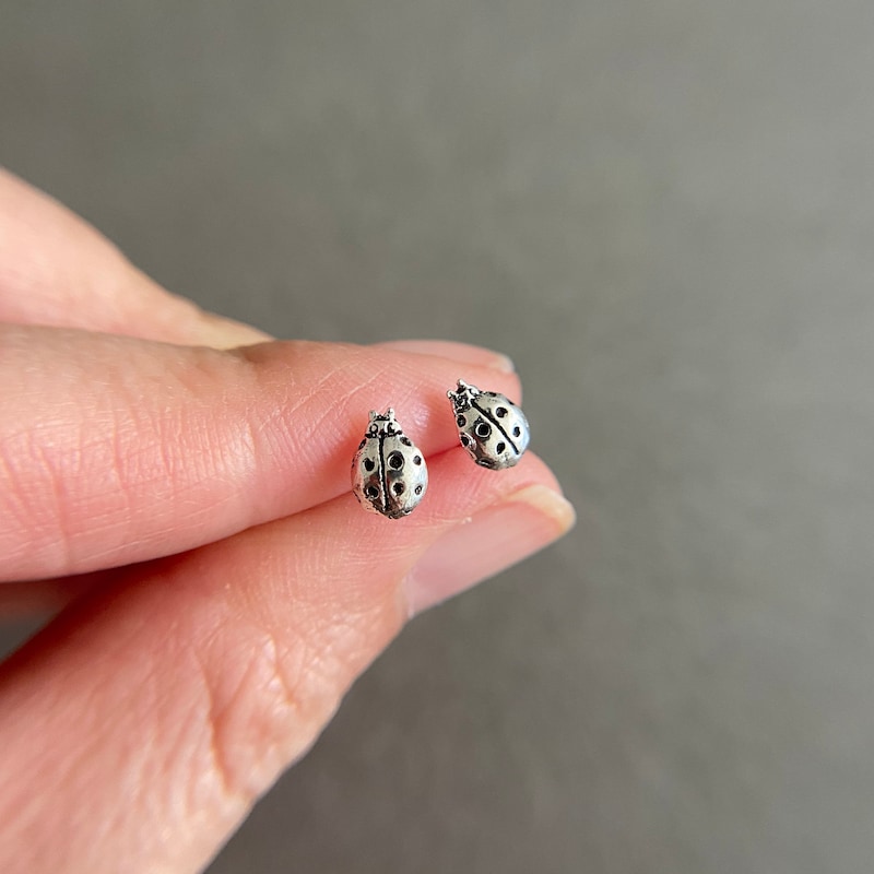 Ladybug Earrings - Etsy