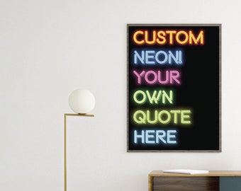 Neon Sign Print | Etsy