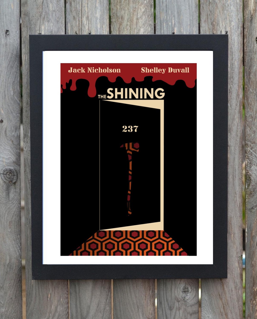 CANVAS the Shining Minimal Minimalist Movie Film Print Poster Jack ...