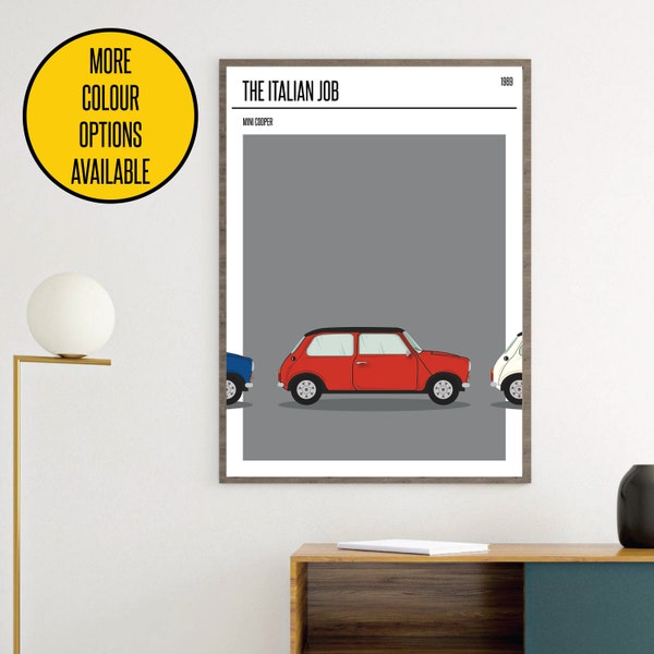 Italian Job Poster - Etsy