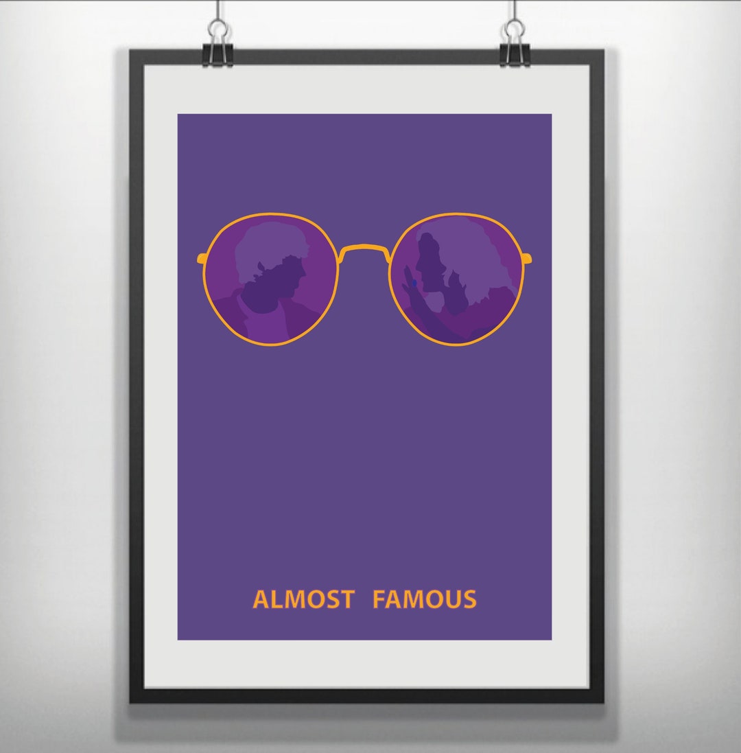 Almost Famous Minimalist Movie Poster - Etsy