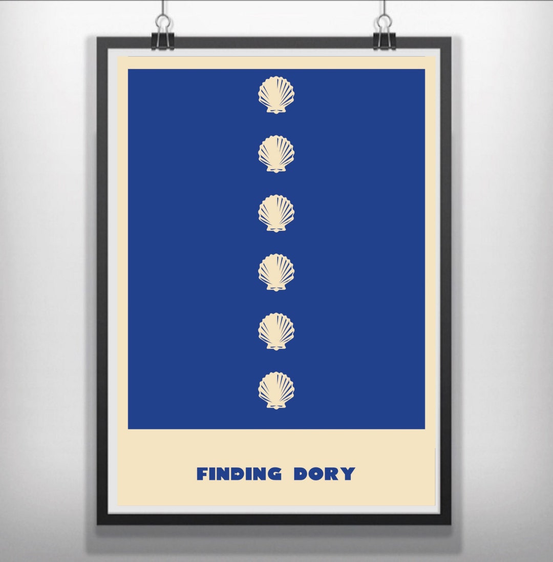 CANVAS Finding Dory Disney Minimalist Movie Poster - Etsy