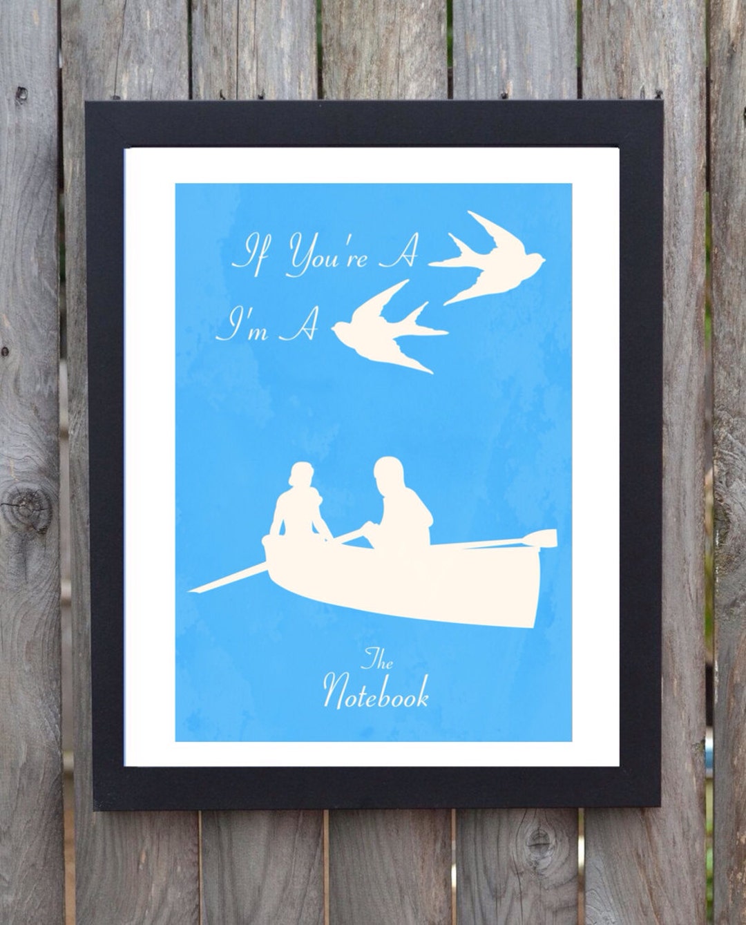 Buy The Notebook Minimalist Movie Poster Online in India - Etsy