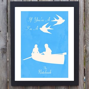 CANVAS the Notebook Minimalist Movie Poster - Etsy