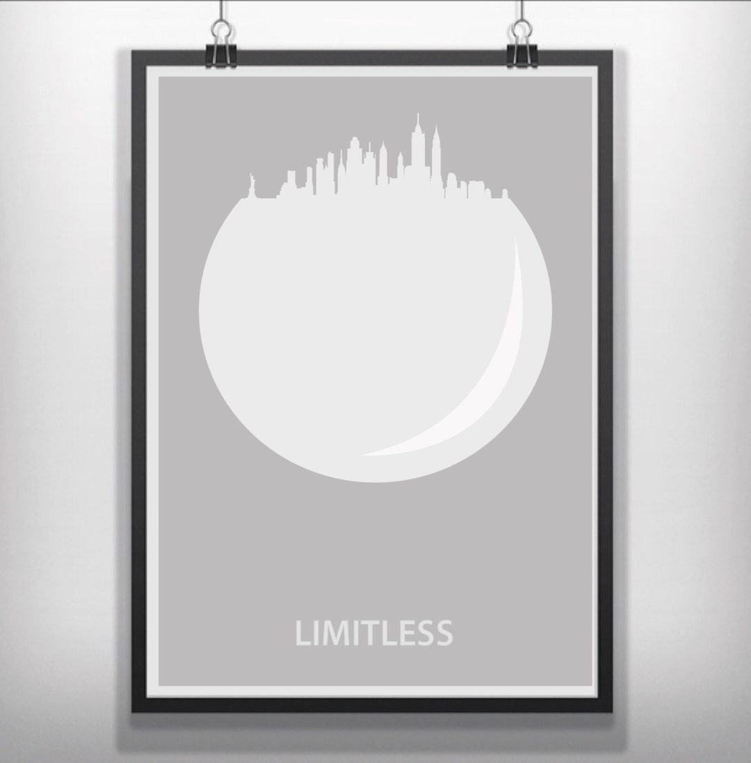 CANVAS Limitless Minimal Minimalist Movie Film Print Poster - Etsy