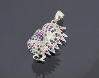 Rooster pendant | Etsy