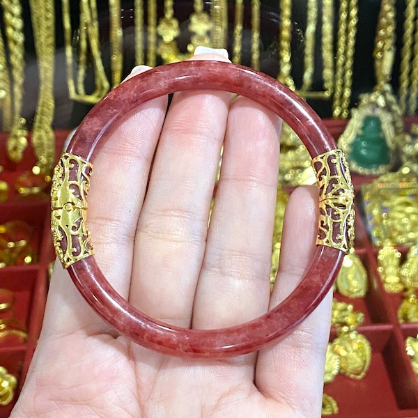 Red Jade Bracelet - Etsy