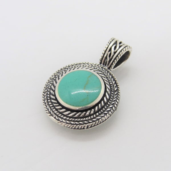 Sterling Silver Turquoise Charms - Etsy