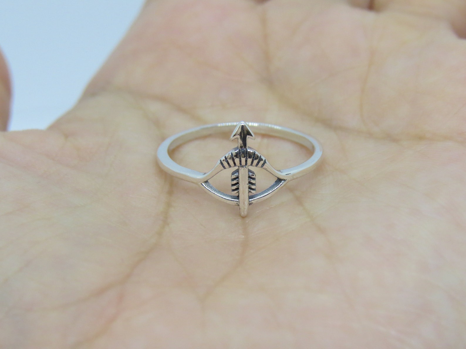 Vintage Sterling Silver Arrow Ring Size 7 - Etsy