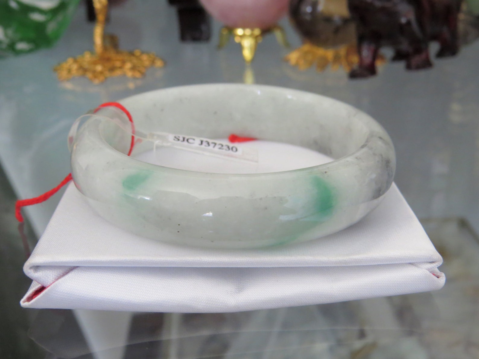 Vintage Translucent Natural Green White Grey Jadeite Jade | Etsy