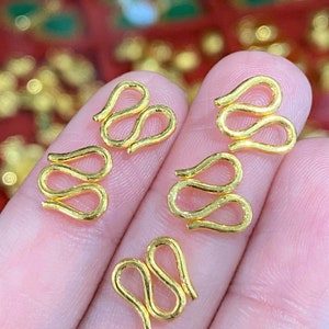 Vintage Solid PURE 24K Gold M Clasp FOR Bracelet, Necklace. - Etsy