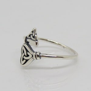 Vintage Sterling Silver Celtic Key Ring Size 7 - Etsy