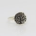 Vintage Sterling Silver Tree of Life Dome Ring Size 7 - Etsy