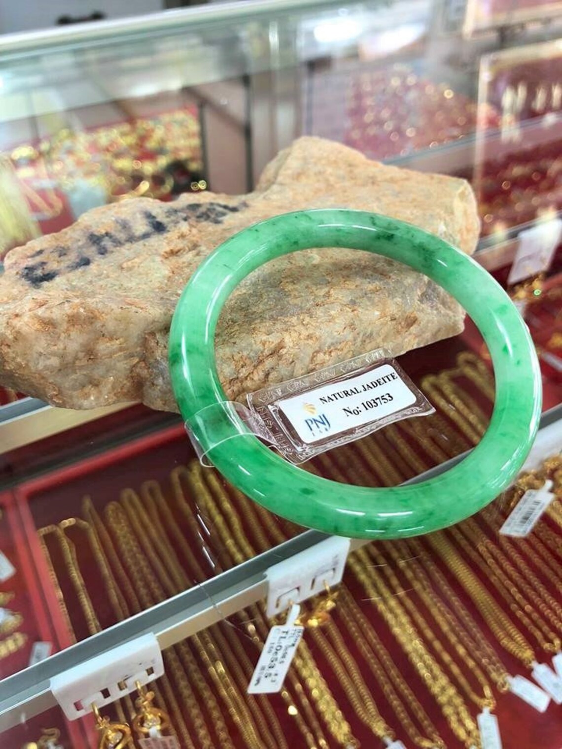 Translucent Natural Green White Jadeite Jade Vintage Bangle - Etsy