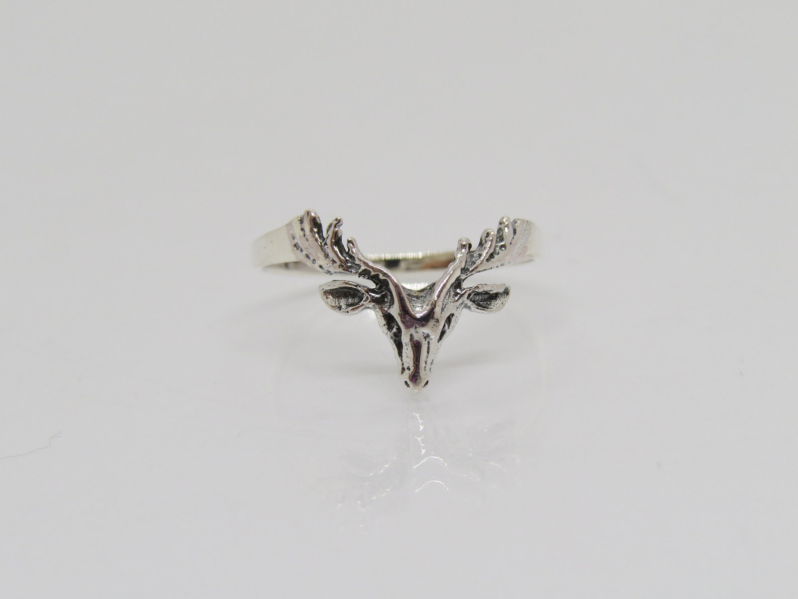 Vintage Sterling Silver Deer Ring Size 7 - Etsy