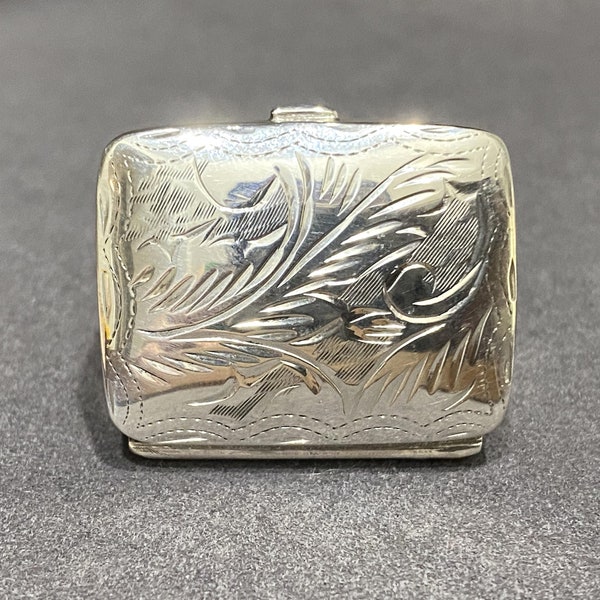 Silver Pill Box - Etsy