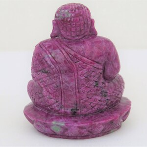 Antique Vintage 1256ct RED RUBY ZOISITE Carved Buddha Statue 3'' - Etsy