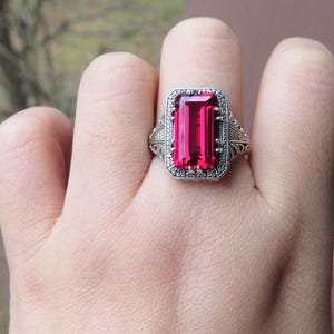 Vintage Sterling Silver Ruby Filigree Dome Ring Size 6 - Etsy