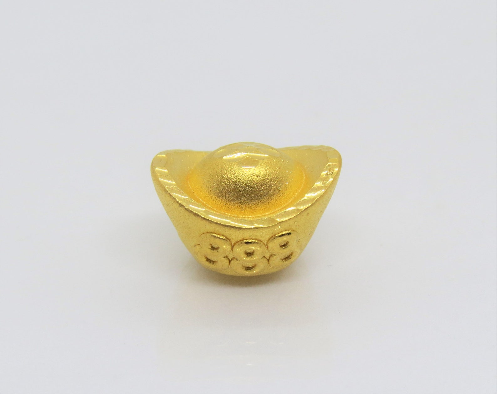 Vintage Pure 24K 9999 Gold Money Luck Charm Bead Pendant Make - Etsy