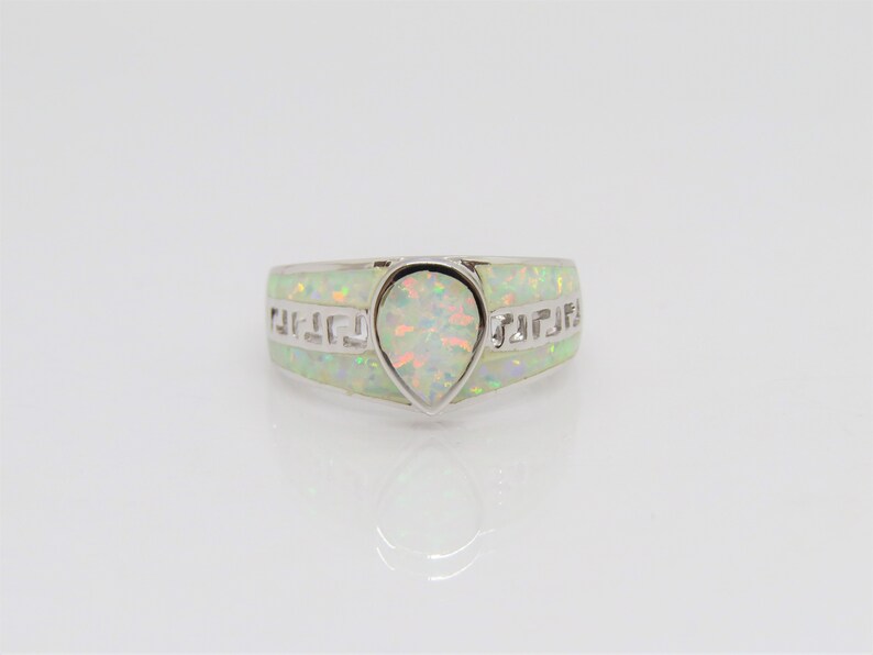 Vintage Sterling Silver Fire Opal Filigree Dome Ring Size 8 | Etsy