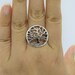 Vintage Sterling Silver Tree of Life Dome Ring Size 9 - Etsy