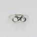 Vintage Sterling Silver Bicycle Ring Size 7 - Etsy