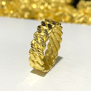 24k Gold Ring - Etsy