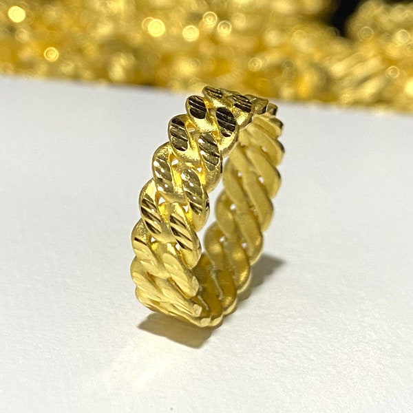 24k Gold Ring - Etsy