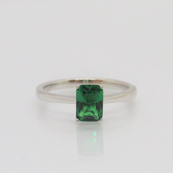 Emerald Ring - Etsy UK
