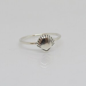 Vintage Sterling Silver Seashell Ring Size 7 - Etsy