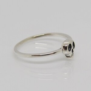 Vintage Sterling Silver Small Skull Ring Size 7 - Etsy