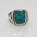 Vintage Sterling Silver Natural Turquoise Hummingbird Ring Size 14 - Etsy